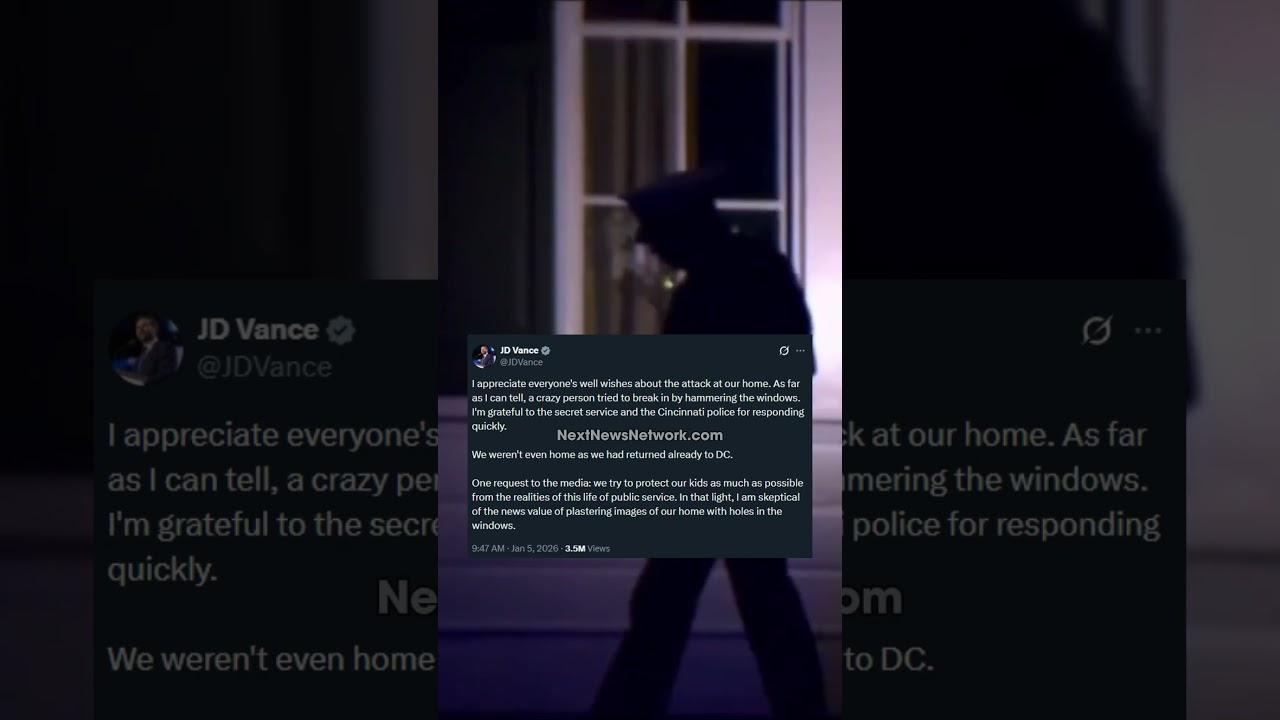 BREAKING: Leftist Attempts to MURDER Vice President JD Vance in ...