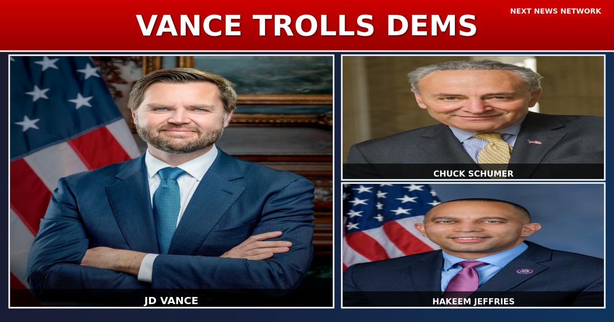 BASED: VP Vance TROLLS Democrats With Epic Sombrero Meme During Their ...