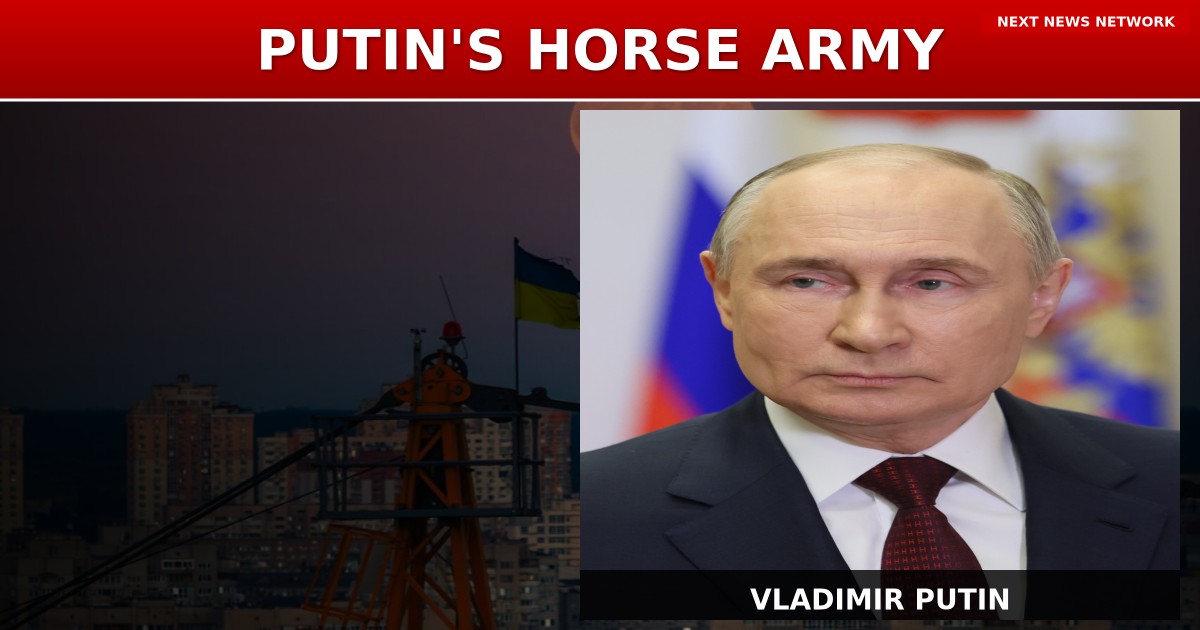 DESPERATE: Russian Army Straps Starlink Internet to HORSES as Putin's ...