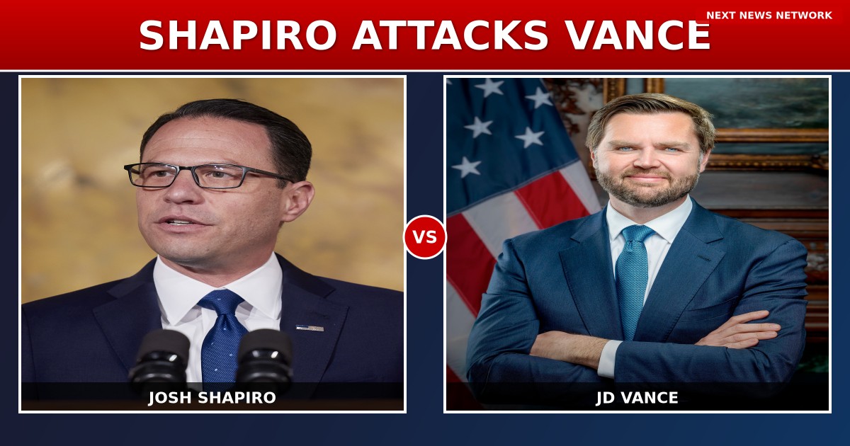 SHAMEFUL: Democrat Governor Shapiro ATTACKS VP Vance for Defending ICE ...
