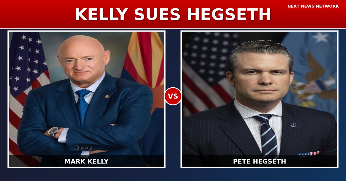 DESPERATE Dem Senator Mark Kelly SUES Defense Secretary Hegseth Over ...