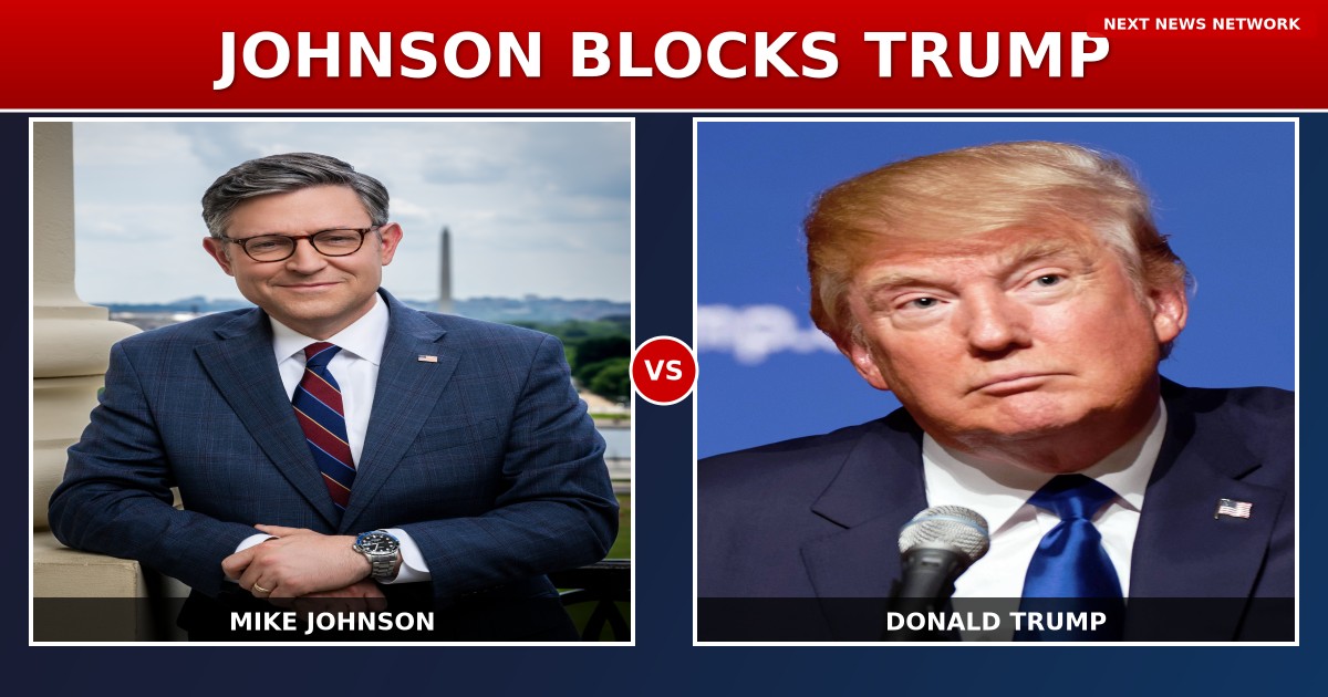 ESTABLISHMENT PUSHBACK: Speaker Johnson Warns Against Trump's BOLD ...