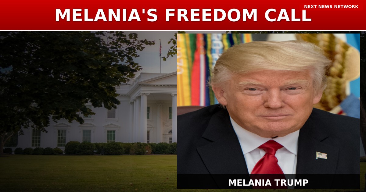 BREAKING: First Lady Melania Trump Champions INTELLECTUAL FREEDOM in ...
