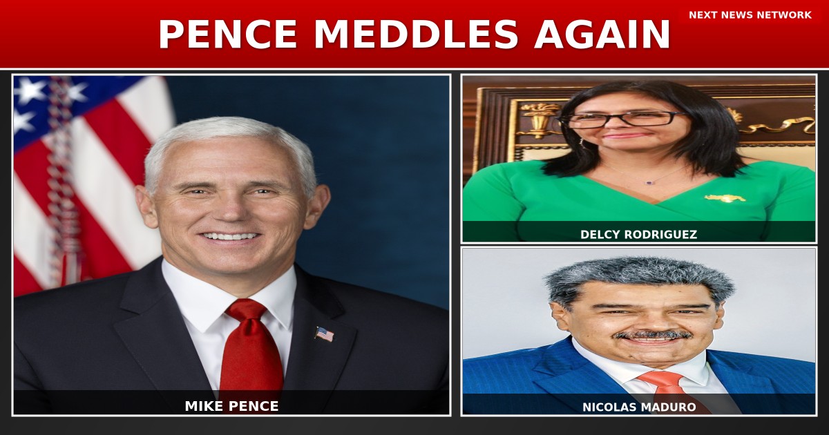 IRRELEVANT: Pence Calls for Venezuela Elections While Trump ...