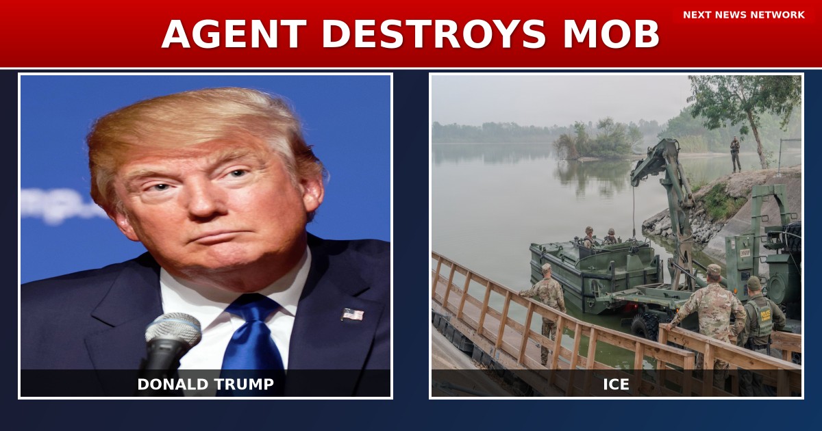 VIRAL VIDEO: Federal Agent DESTROYS Anti-ICE Mob With Truth About Mass ...