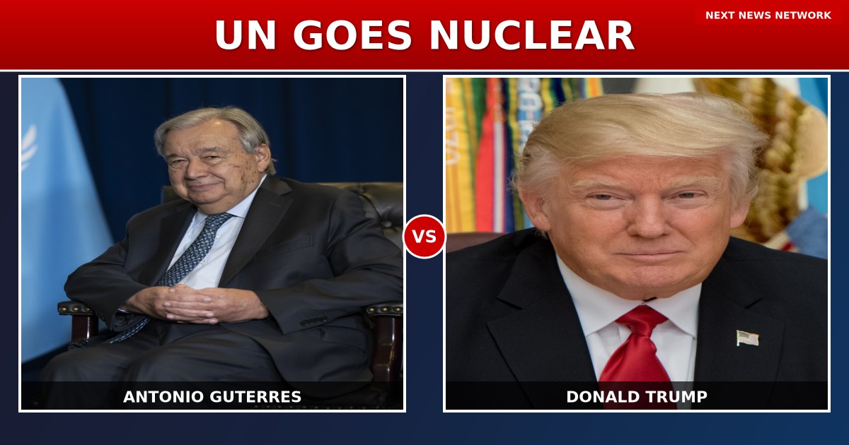 GLOBALIST UN CHIEF Goes NUCLEAR on Trump After America First Victory ...