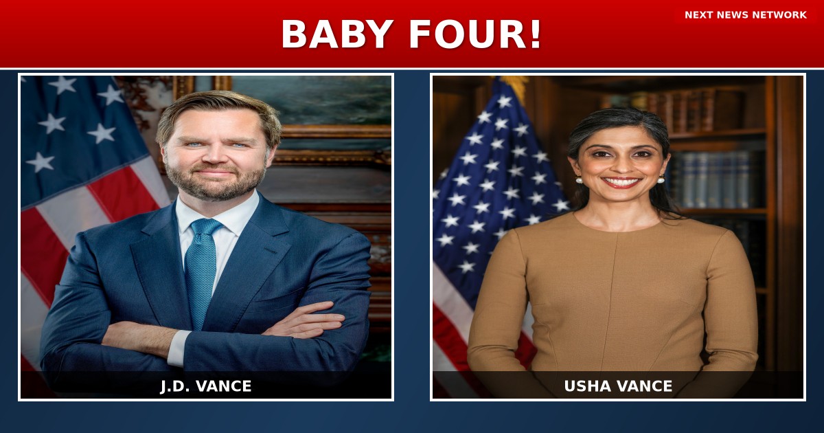 BLESSED: VP Vance and Second Lady Expecting Fourth Child as Trump ...