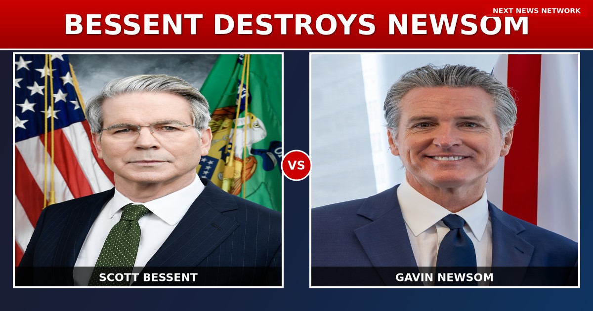 BREAKING: Treasury Secretary Bessent DESTROYS Newsom's 'Smug' Attack at ...