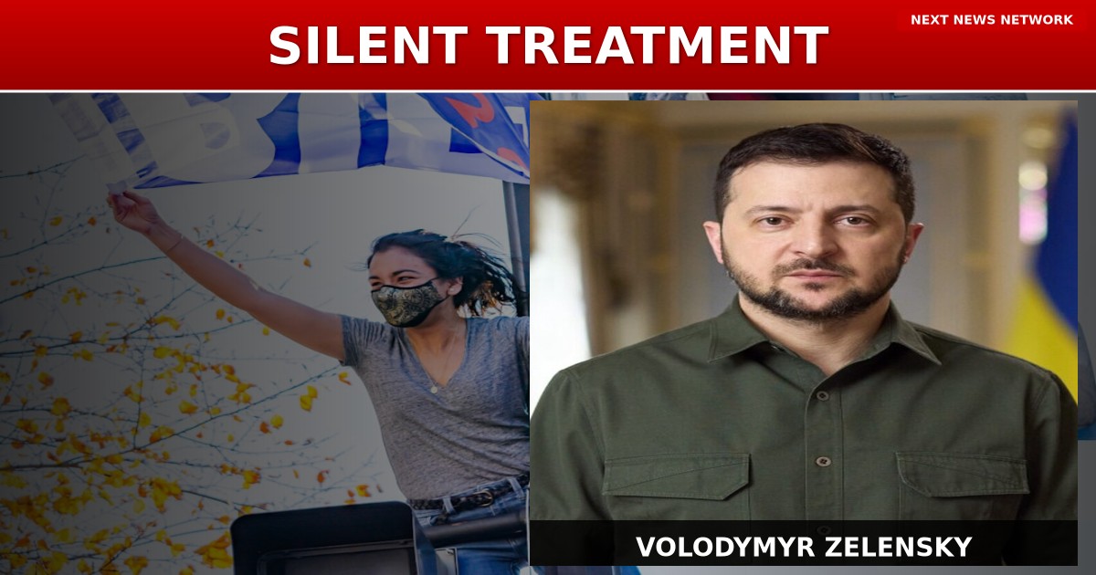 SILENT Treatment: Zelensky Spotted at White House, REFUSES to Answer ...