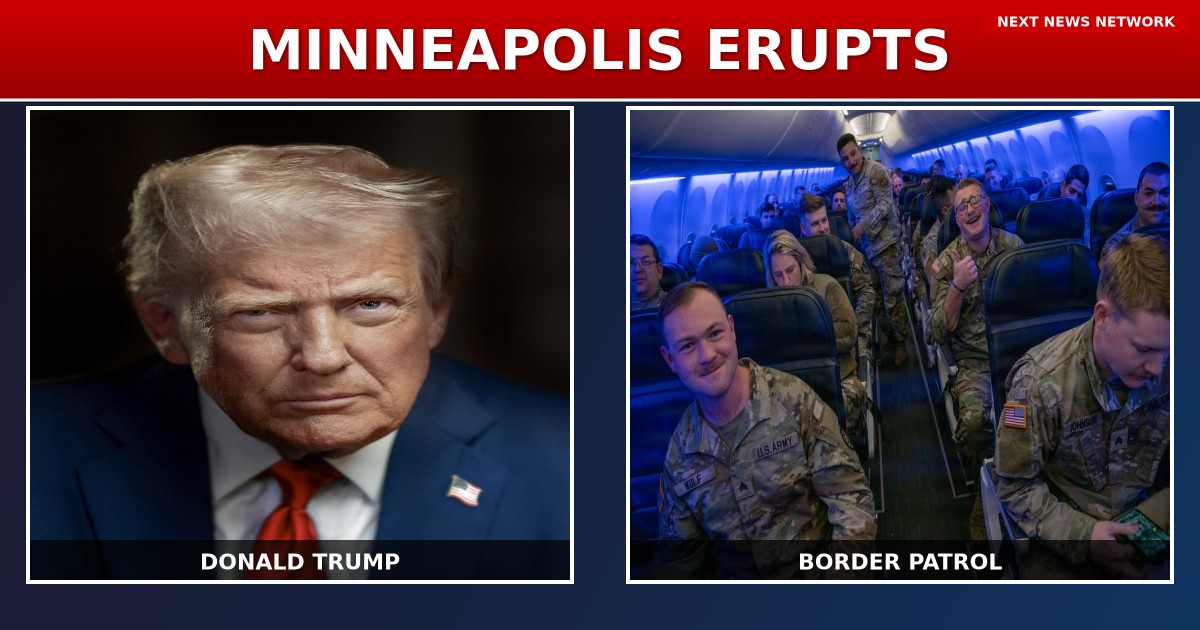 BREAKING: Minneapolis ERUPTS in Violence After Border Patrol Shooting ...