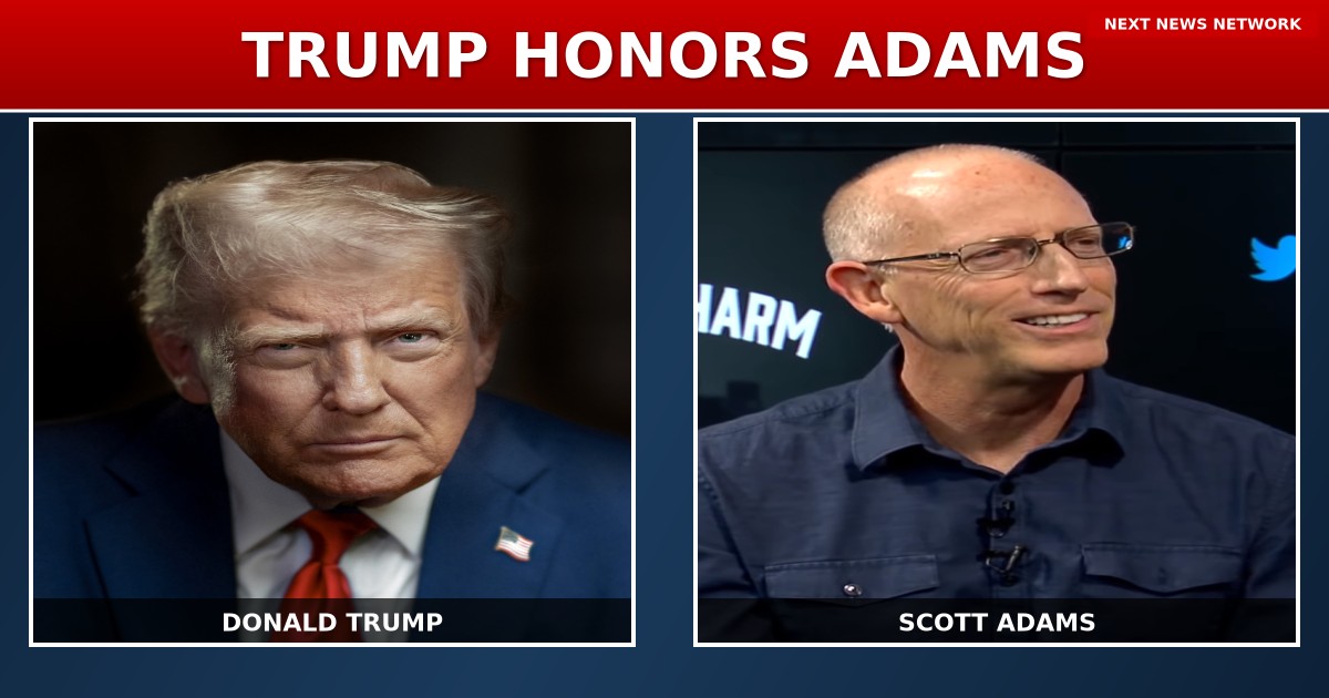 HEARTFELT TRIBUTE: Trump Honors Late 'Dilbert' Creator Scott Adams at ...