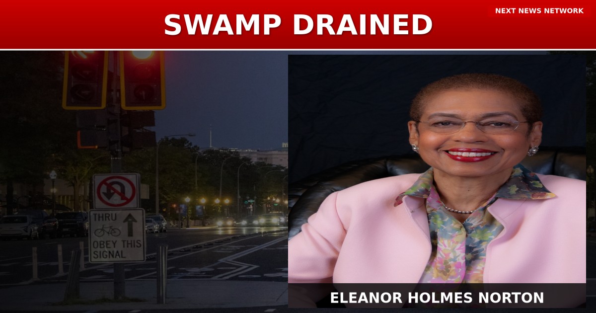 FINALLY: 88-Year-Old Swamp Creature Eleanor Holmes Norton ABANDONS Re ...