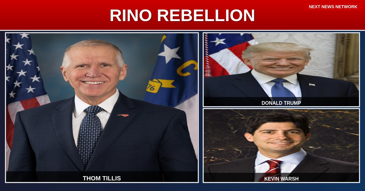 RINO REBELLION: Senator Tillis BLOCKS Trump's Fed Pick, Exposes ...