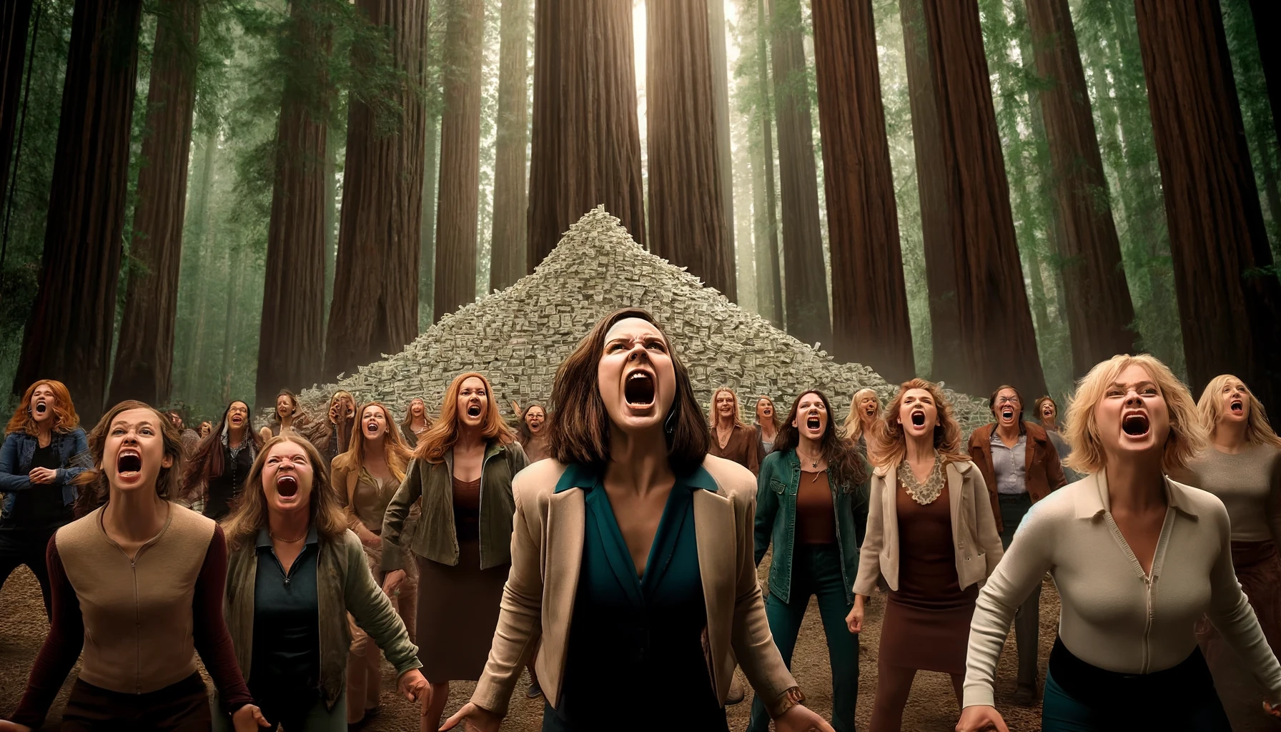 Wealthy Women Embrace Bizarre "Rage Rituals" in the Woods